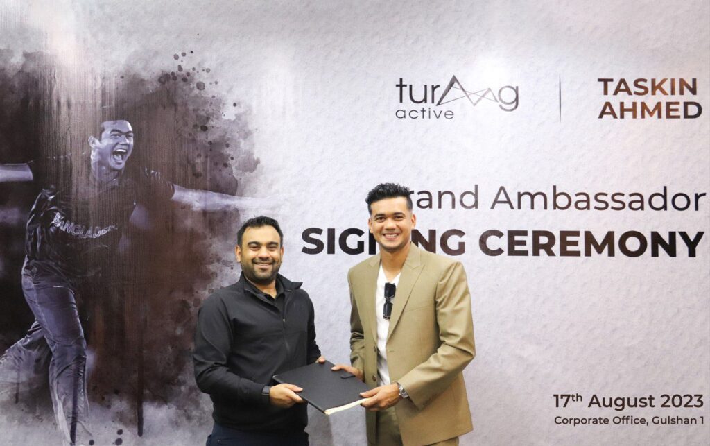 Taskin Ahmed signed as Turaag Active’s new Brand Ambassador | BBF Digital