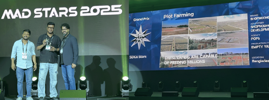 POP5 Wins Grand Prix at MAD STARS 2025 with “Plot Farming” | BBF Digital
